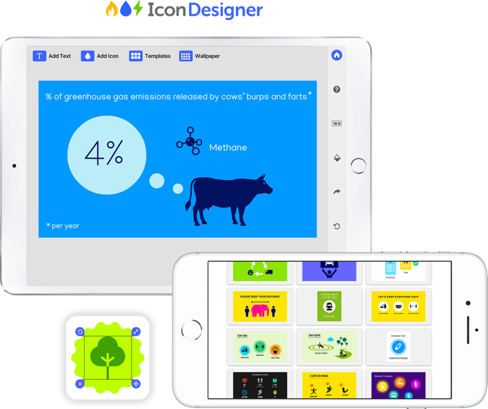 Easy infographic maker app for iPhone and iPad. Free Download